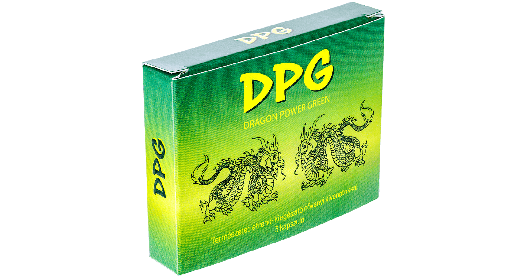 DRAGON POWER GREEN (DPG) – 3 db potencianövelő - POTENCIANÖVELŐK
